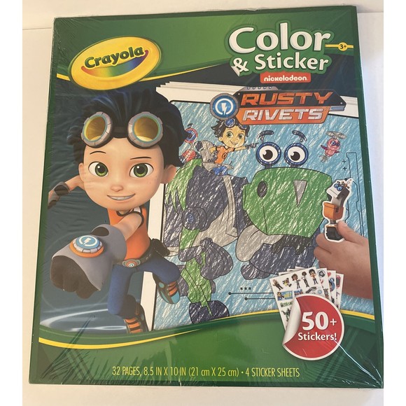 Nickelodeon | Toys | Crayola Nickelodeon Rusty Rivets Color And Sticker ...